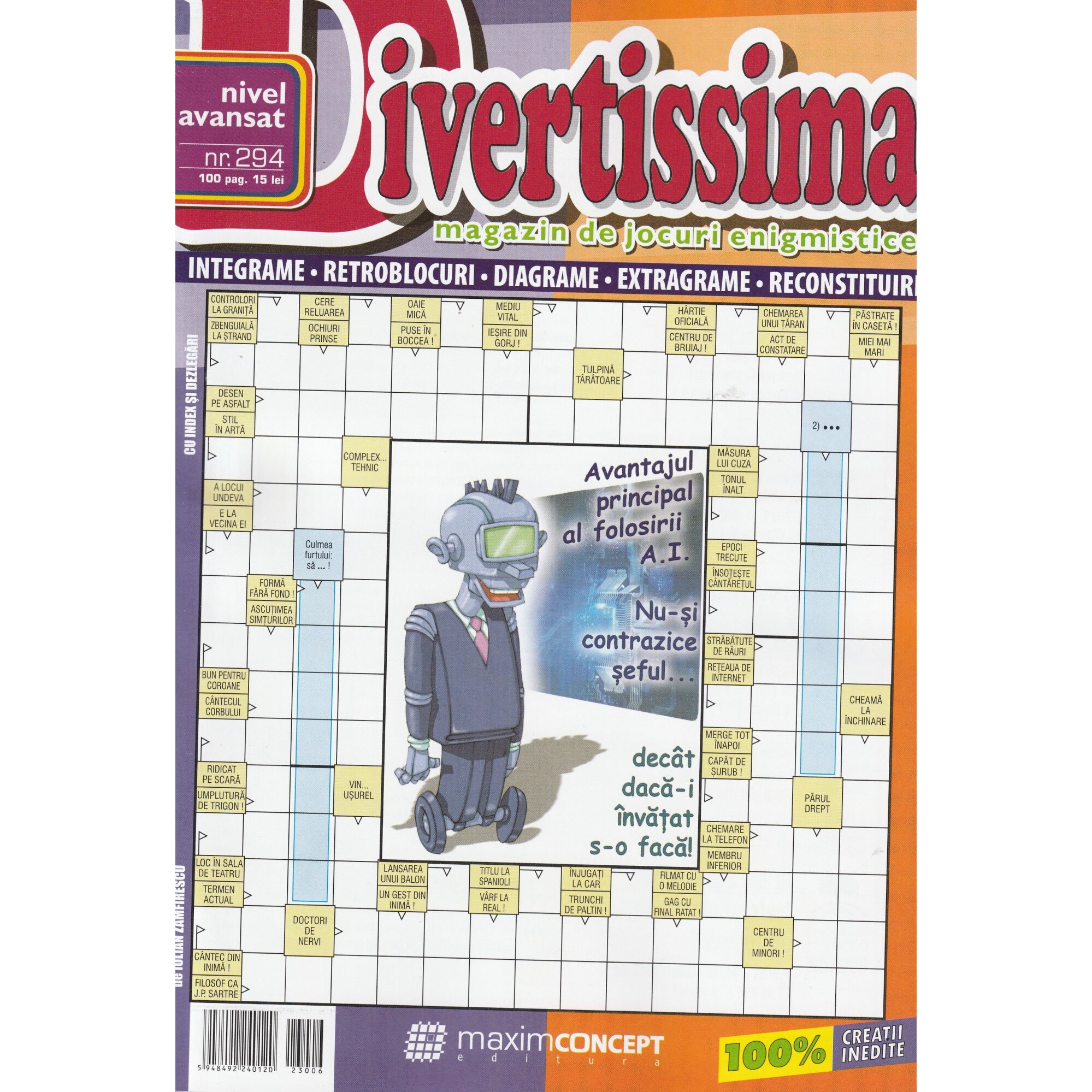 Integrame divertissima 294 - nivel avansat - eMAG.ro