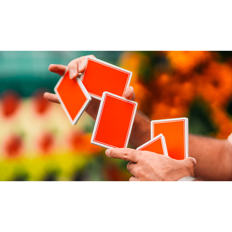 Carti de joc Summer Noc Pro Sunset Orange by The House of Playing Cards ...