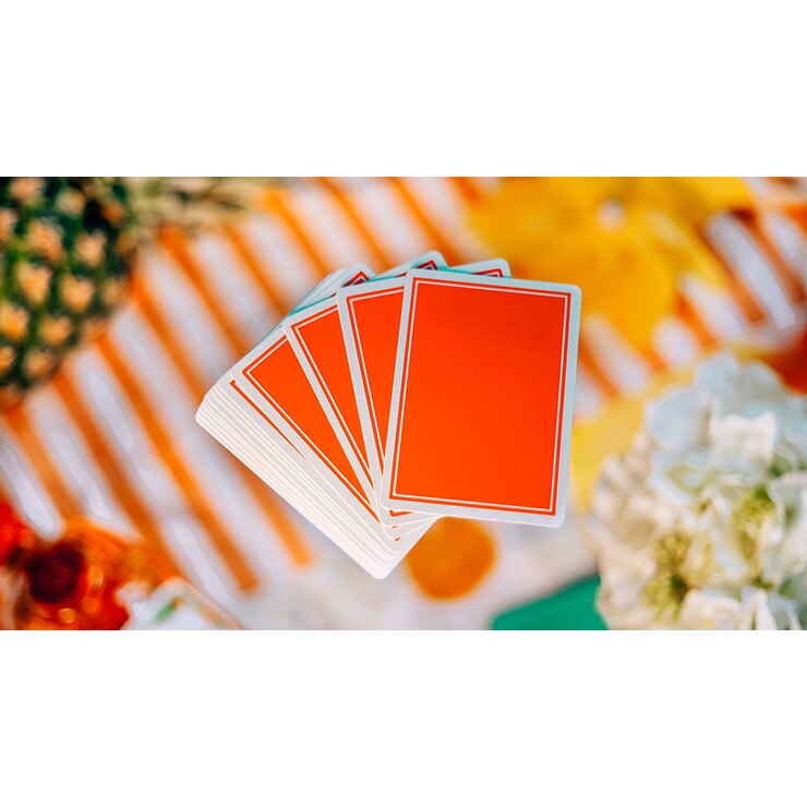 Carti de joc Summer Noc Pro Sunset Orange by The House of Playing Cards ...