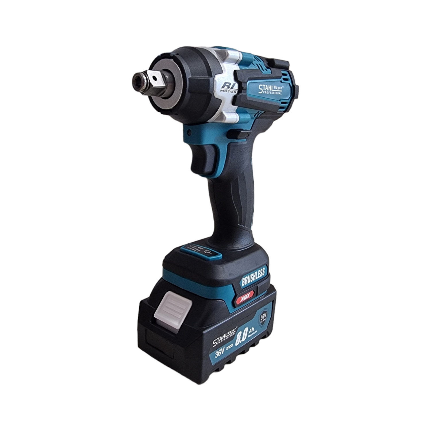 Masina de impact si insurubat pe acumulator pentru utilizare cu patrat si bit, 36V, 8 Ah, 2 ...