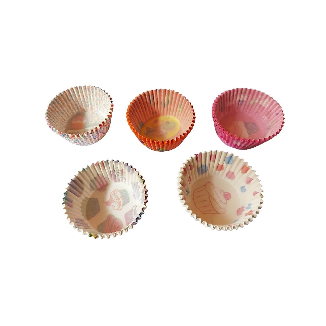 Hartie de copt pentru briose, 120 cavitati, Multicolor, 7 cm, 441COF ...