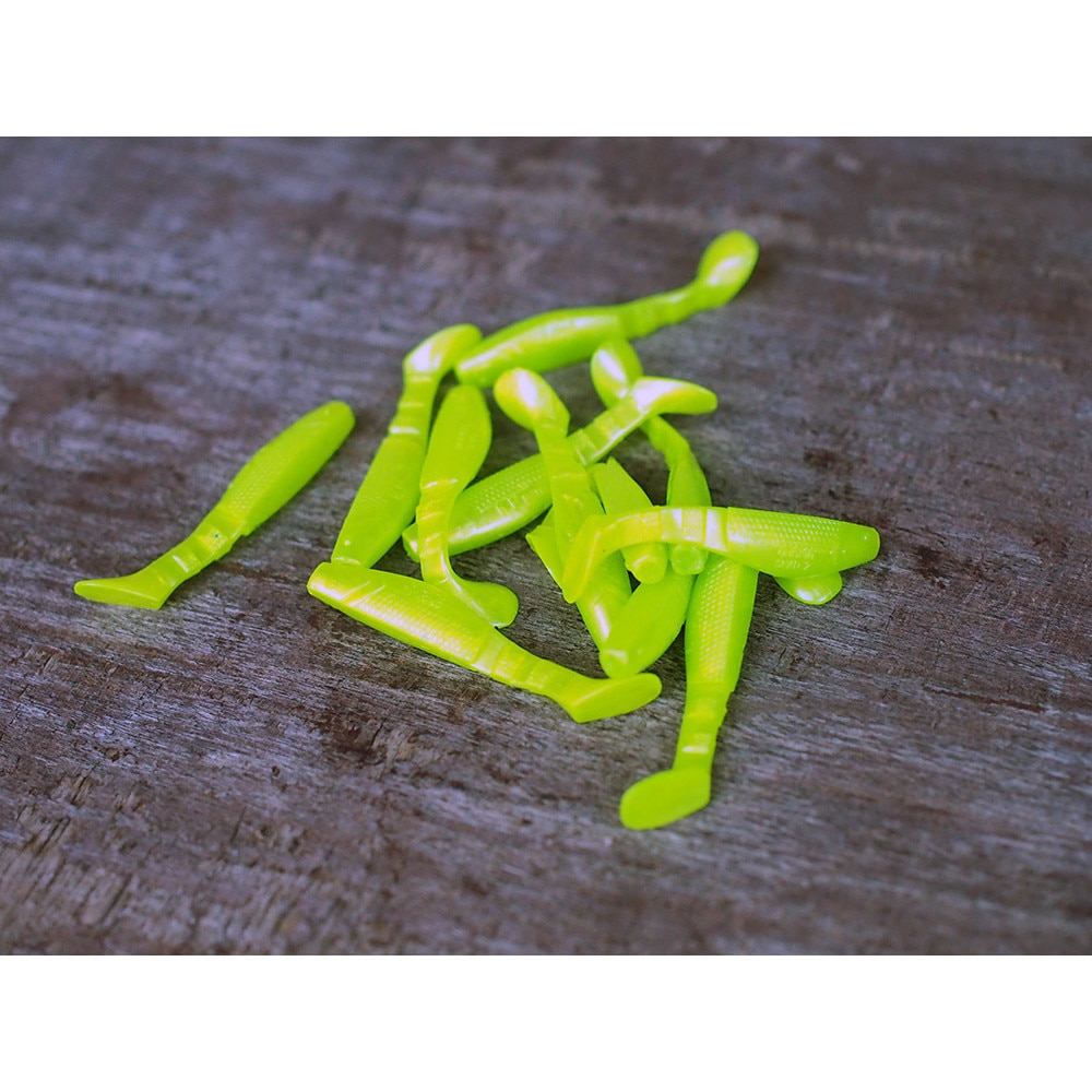 Set 5 buc Shad KP Original Shad 5cm, culoarea Verde Sidefat, pentru ...