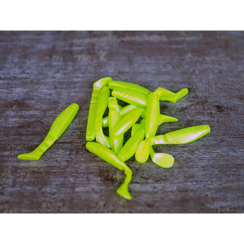 Set 5 buc Shad KP Original Shad 5cm, culoarea Verde Sidefat, pentru ...