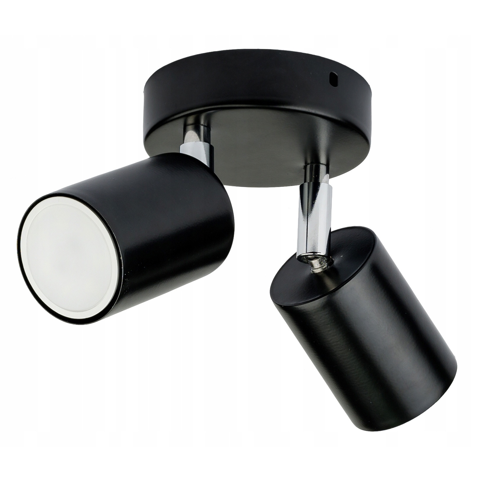 Lustra cu 2 spoturi, Aluminiu/Otel, 2xGU10, Negru - eMAG.ro