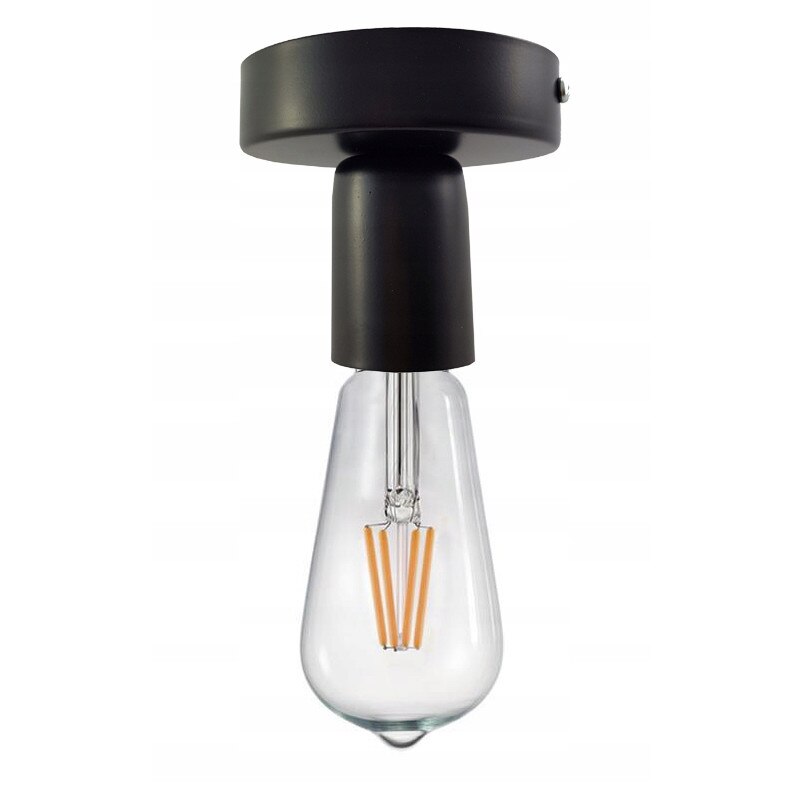 Lustra, E27, Metal, 10 x 9cm, Negru - eMAG.ro