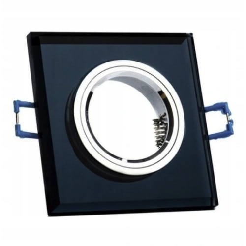 Spot LED fix halogen, Sticla, Negru - eMAG.ro