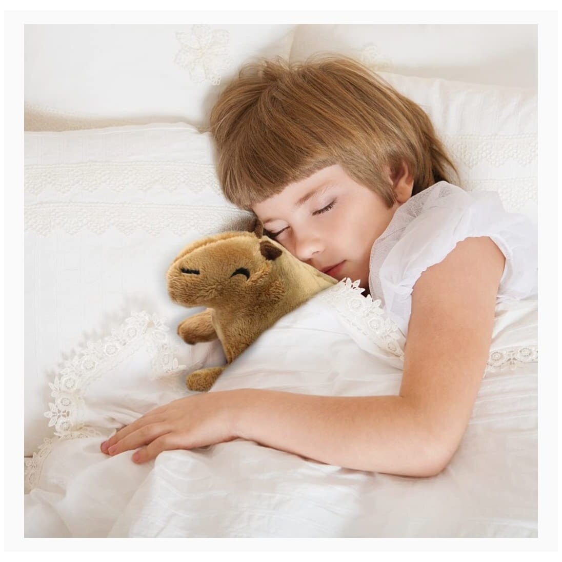 Jucarie de plus, Capybara, maro, 19 cm - eMAG.ro