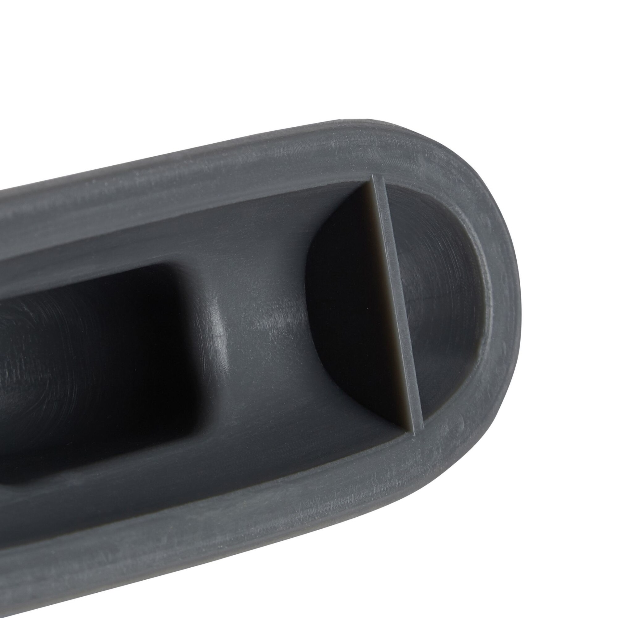 Opritor de usa decorativ, 2 bucati, gri, din cauciuc moale, 4,5x14x4 cm ...