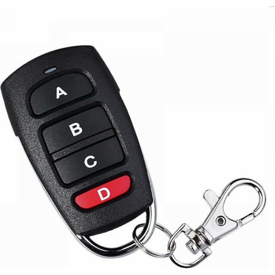 Telecomanda pentru usa de garaj cu cod fix cu 4 channel 433MHz, Ezra ...