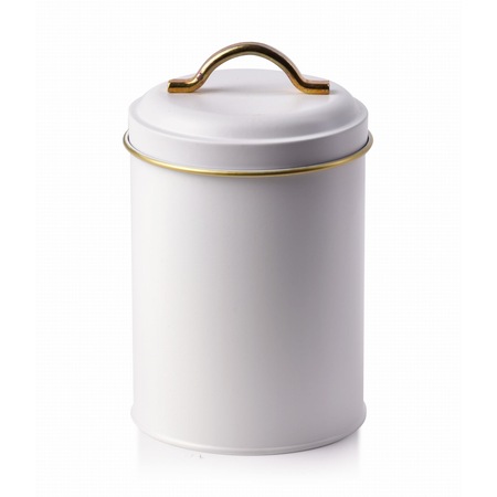 Recipient pentru ceai/cafea Sandy White, Cookini by Mondex, Metal ...
