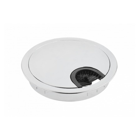 Suport trecere cablu metalica Ø80mm, finisaj crom lucios - eMAG.ro