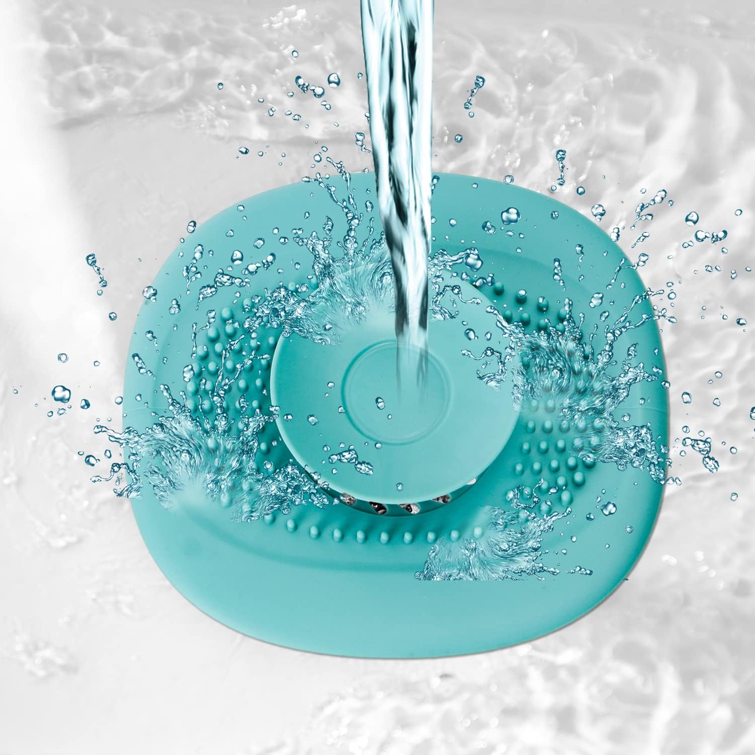 Set 4 site cu ventuza din silicon pentru chiuveta, JENUOS®, protectie ...