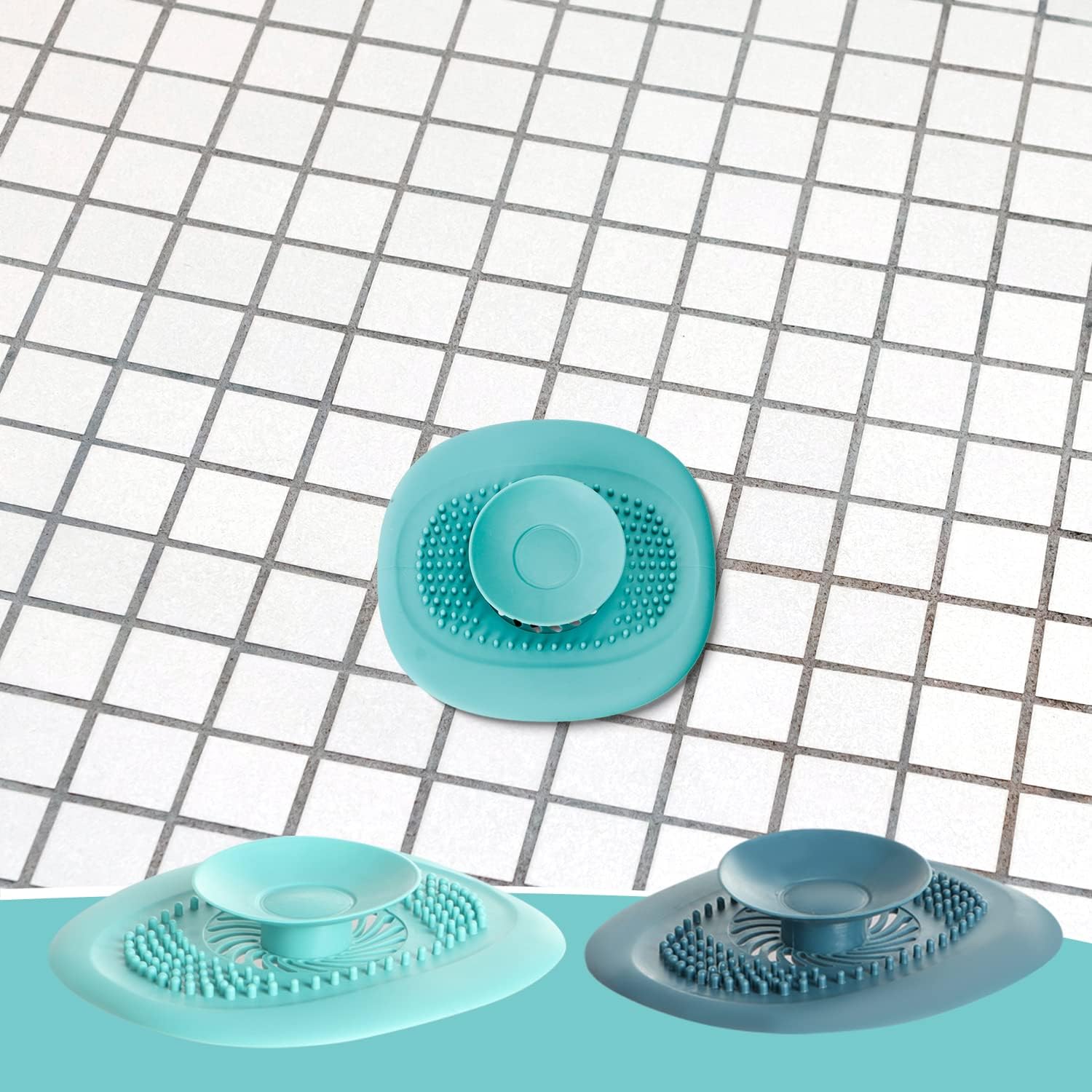 Set 4 site cu ventuza din silicon pentru chiuveta, JENUOS®, protectie ...