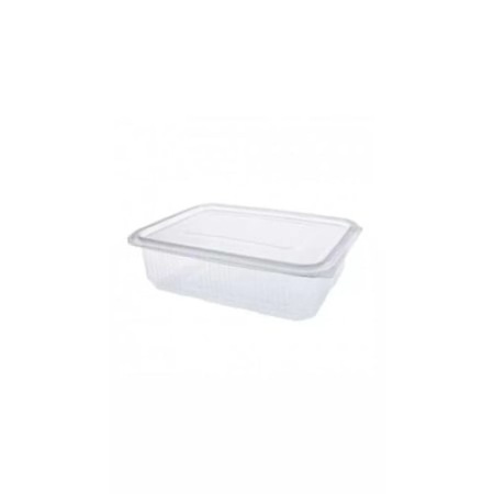 Caserola cu capac,112x126x58mm, forma rectangulara, transparent, PET ...