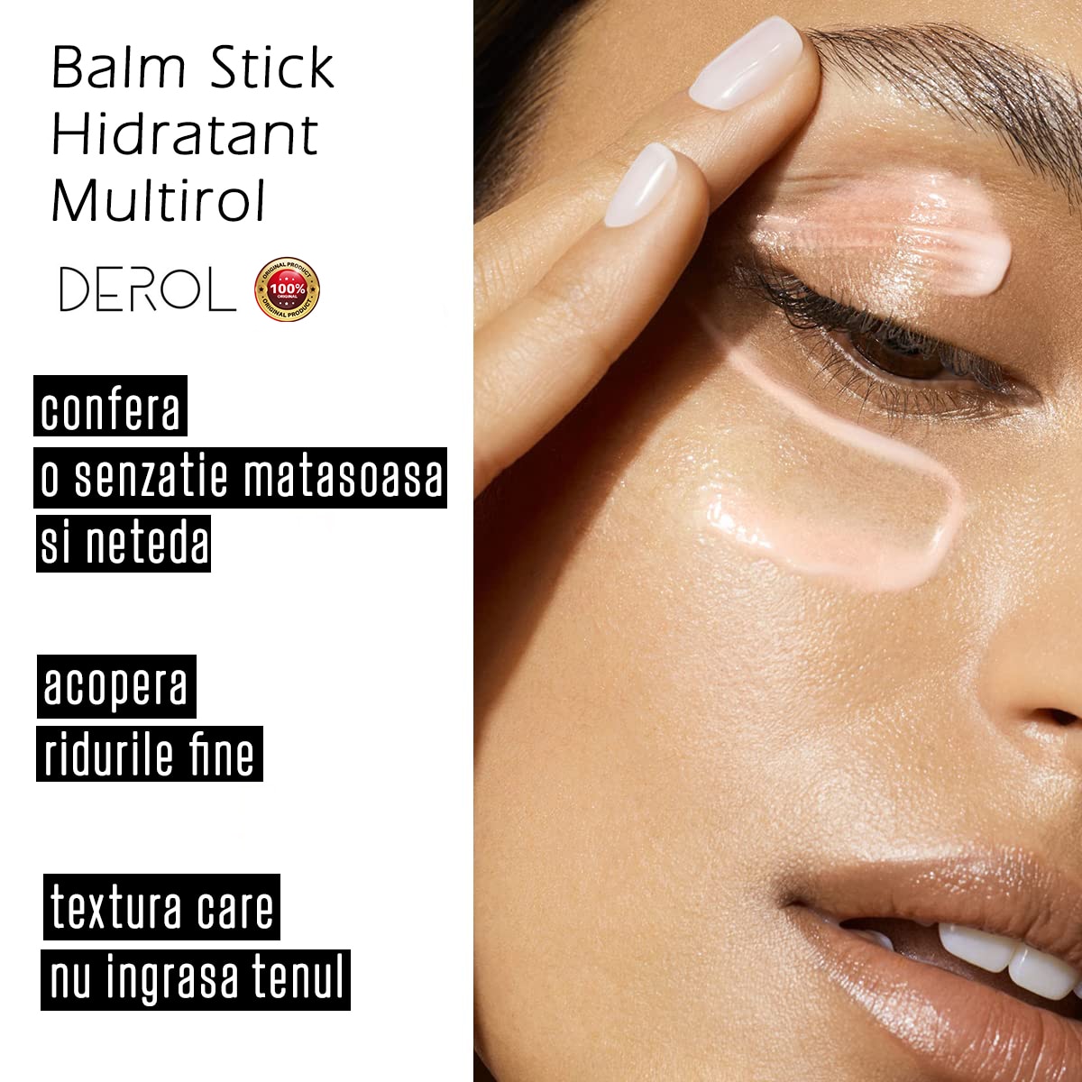 Balsam buze si fata, stick, 7gr, DEROL® - eMAG.ro