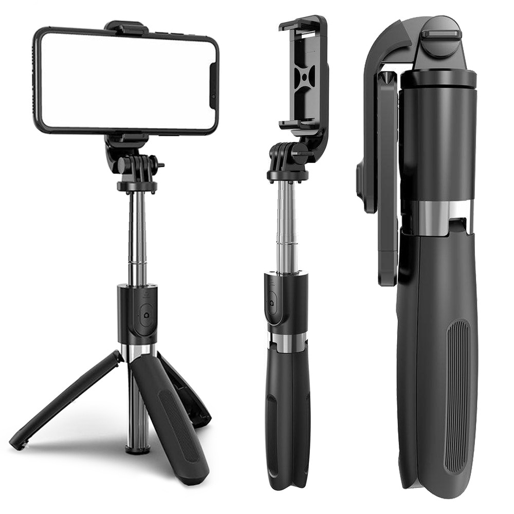 Trepied Telescopic 3 in 1, Aluminiu, Fixare Telefon, GoPro, etc ...