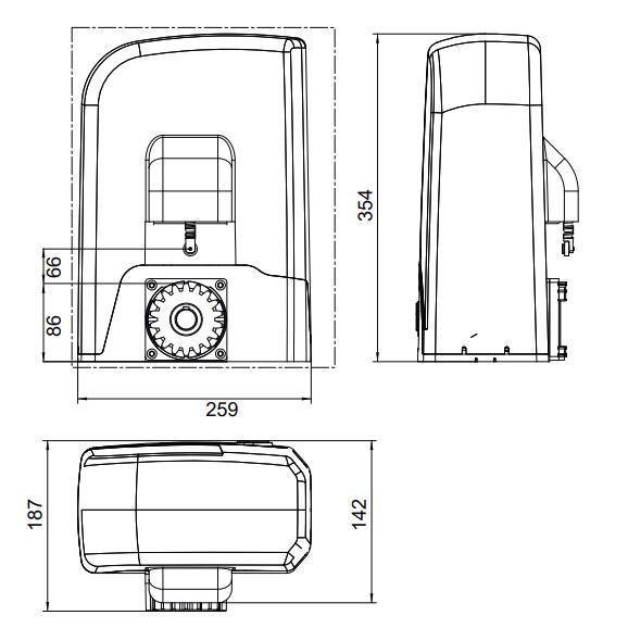 Kit roti culisante, Dea, 6/24N, 600kg - eMAG.ro