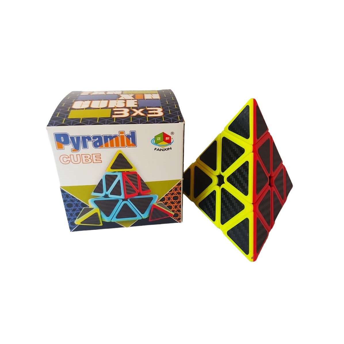 Magic Cube Pyraminx 3x3x3, Fanxin, въглеродни влакна, 503CUB - eMAG.bg