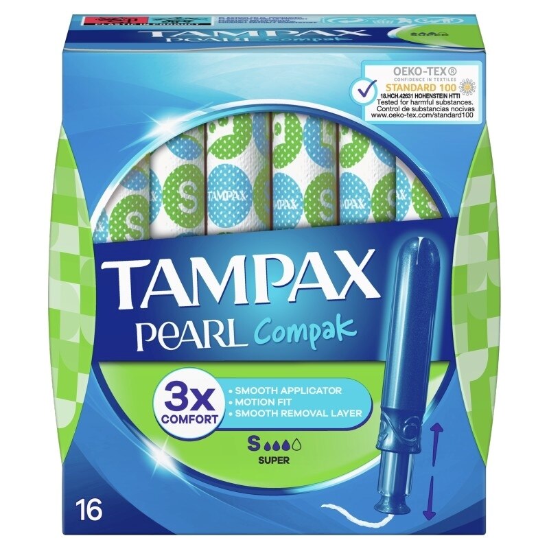 Tampoane, Tampax, Super, 16 bucati - eMAG.ro