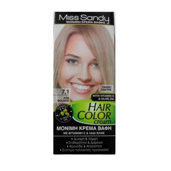 Vopsea de par, Miss Sandy, 60 ml, Blond - eMAG.ro