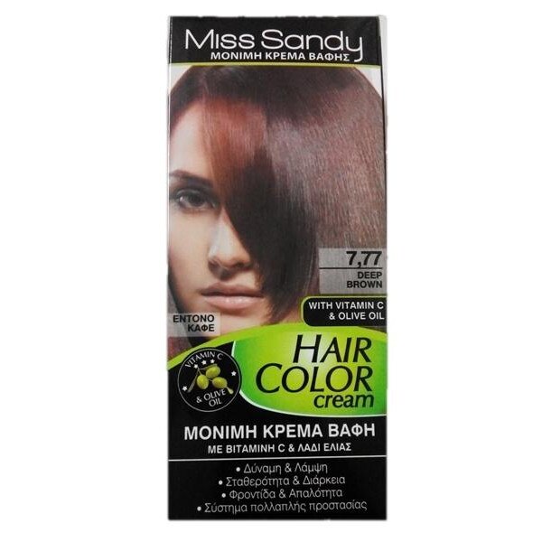 Vopsea de par, Miss Sandy, 60 ml, Maro inchis - eMAG.ro