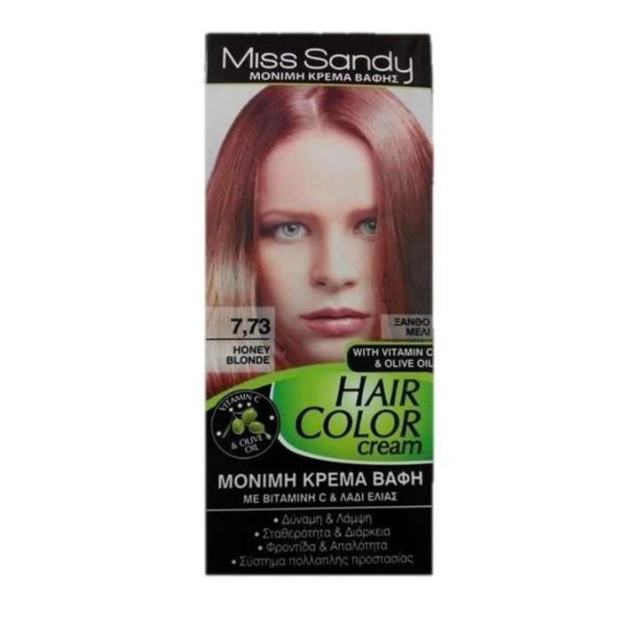Vopsea de par, Miss Sandy, 60 ml, Blond miere - eMAG.ro