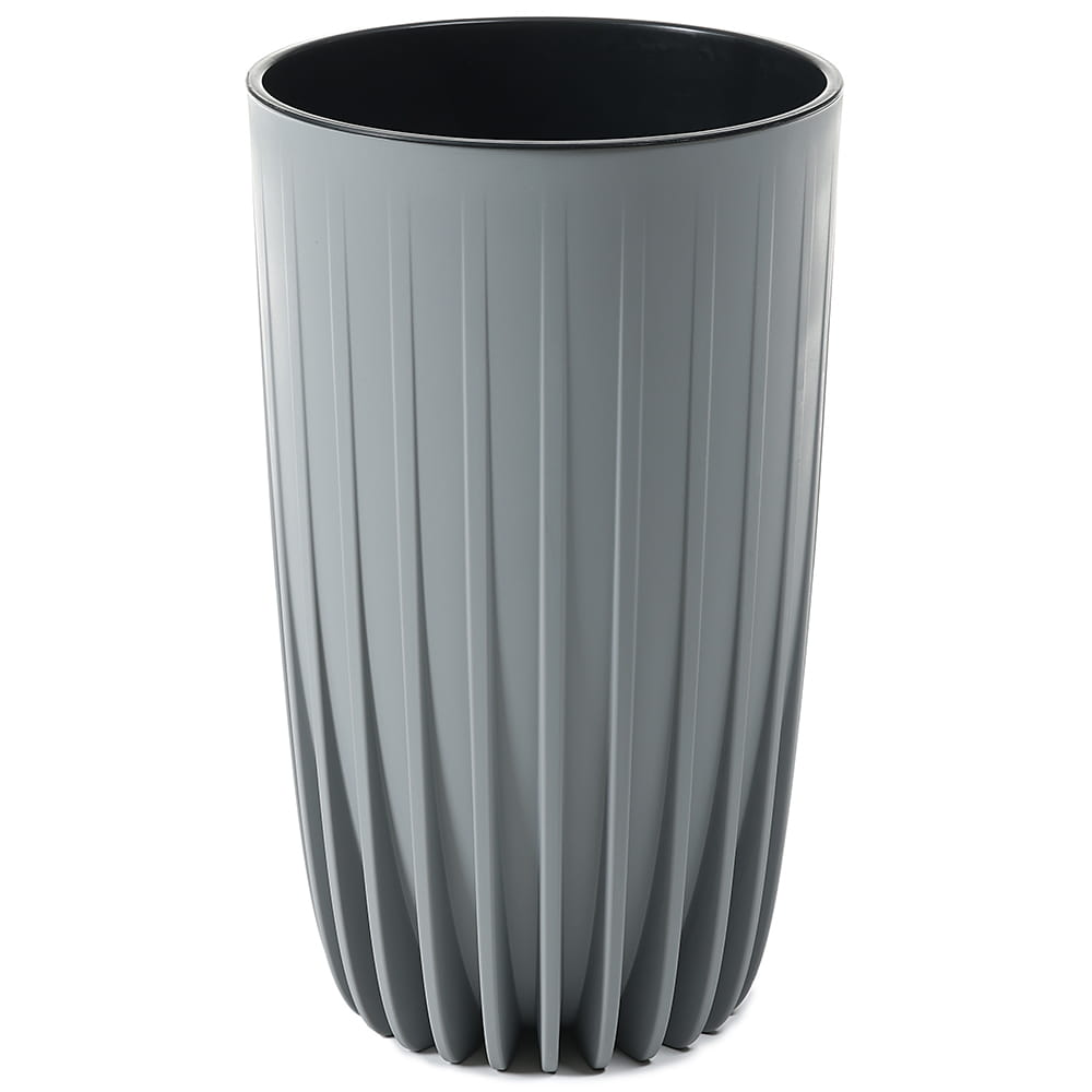 Ghiveci de flori, Lamela, MIRA 250, Plastic, Gri, 9.5l - eMAG.ro