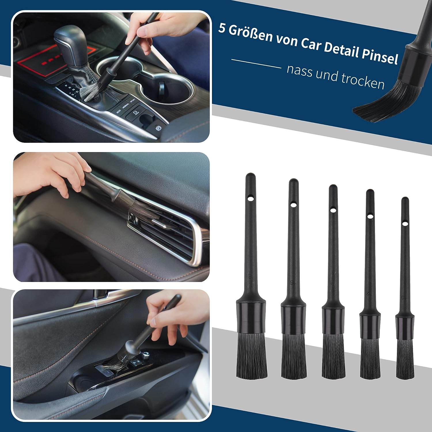 Kit pentru spalare auto, Excitat, Plastic/Metal, Albastru/Negru - eMAG.ro