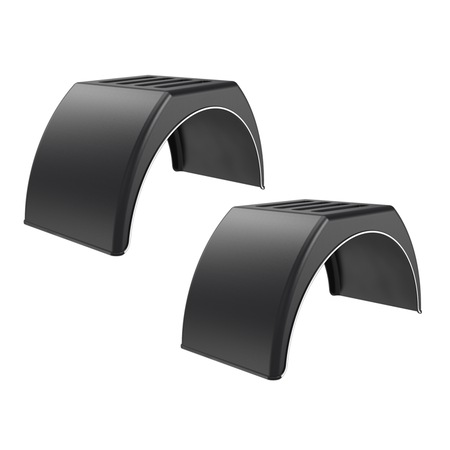 Set 2 aripi, Unitrailer, Plastic, Negru - eMAG.ro