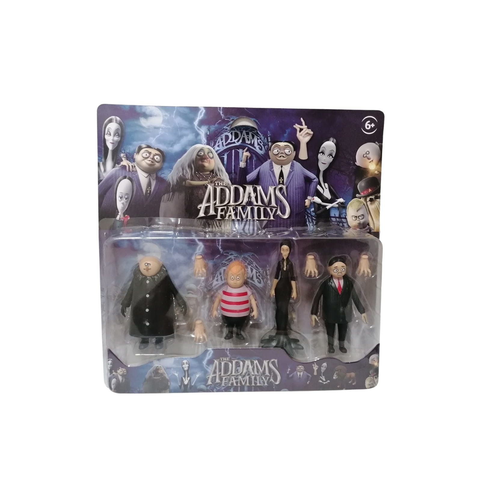 Set 4 Figurine, tip The Addams Family, multicolor, 10 cm - eMAG.ro