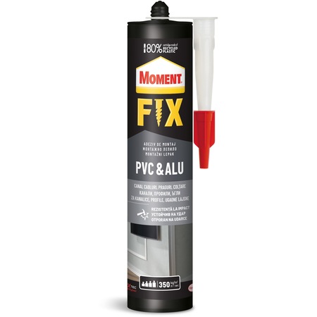 Adeziv de montaj Moment, 400 g, PVC, aluminiu - eMAG.ro