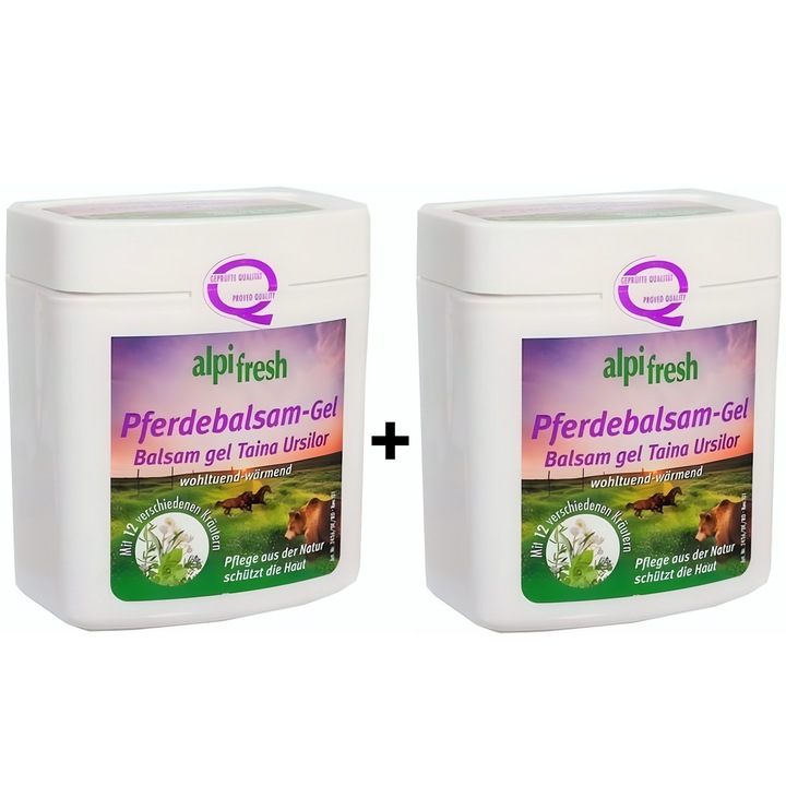 Гел балсам със загряващ ефект Alpi Fresh, 2x250ml, Lenhart Kosmetik ...