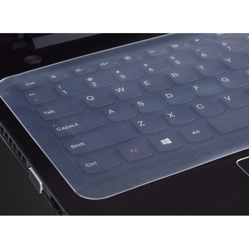 Folie de Protectie pentru Tastatura Laptop, din Silicon, Dimensiune ...