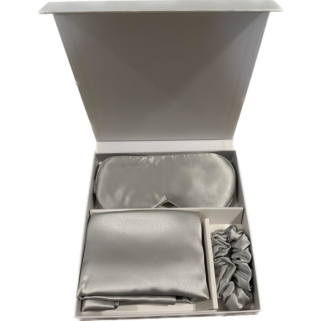 Set pentru somn cu fata de perna 51×76 cm, masca de ochi si elastic de ...