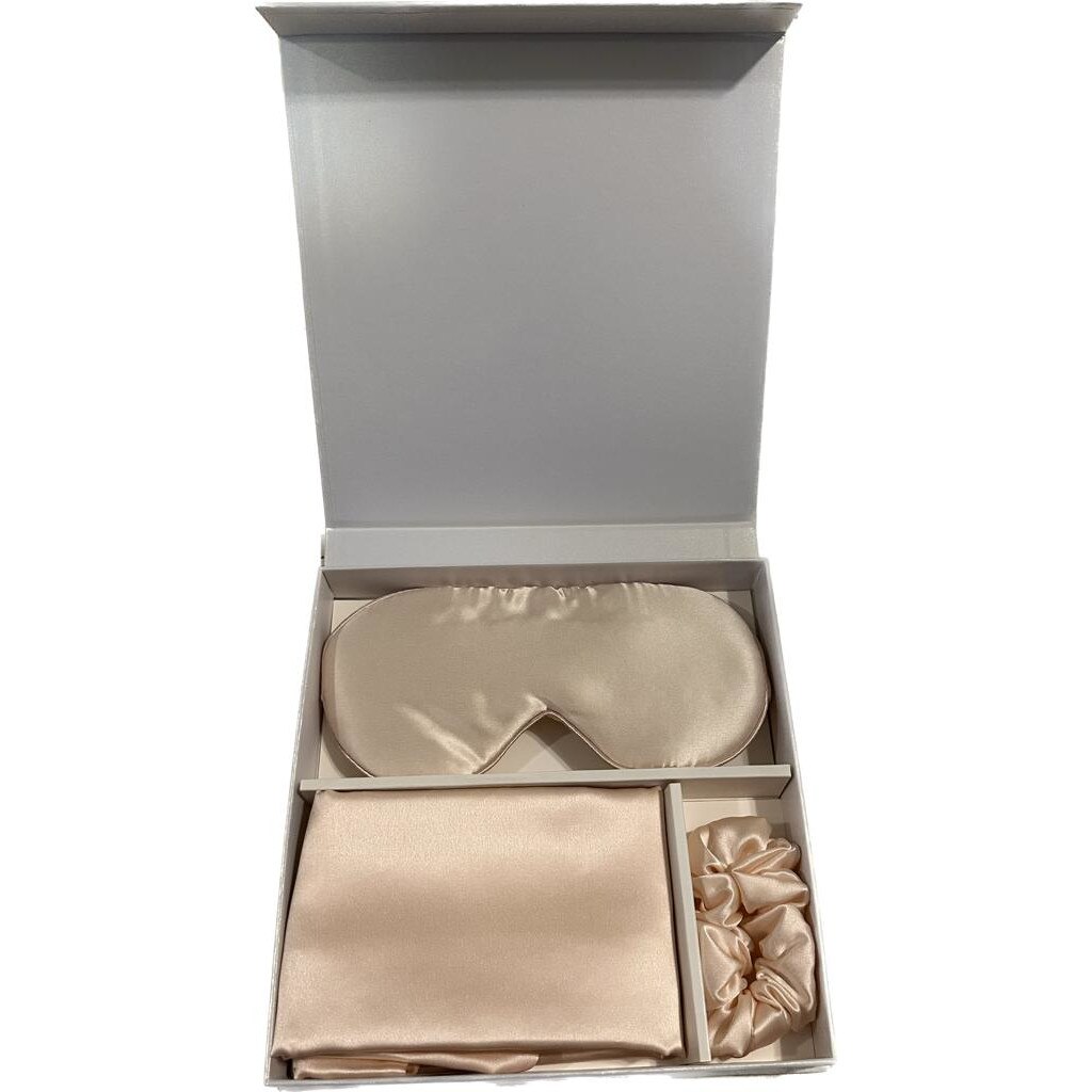 Set pentru somn cu fata de perna 51×76 cm, masca de ochi si elastic de ...