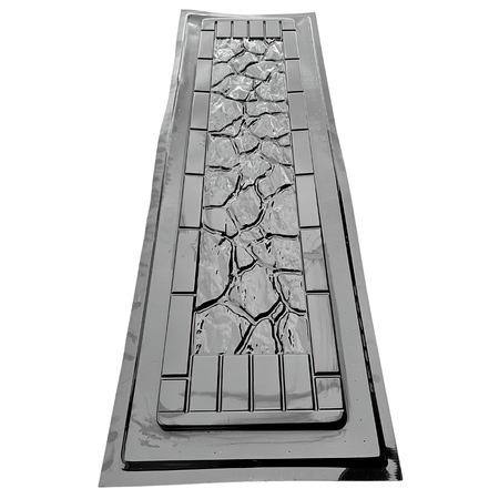 Matrita panou gard, model Rompa v3, plastic ABS, negru, 200x50cm - eMAG.ro