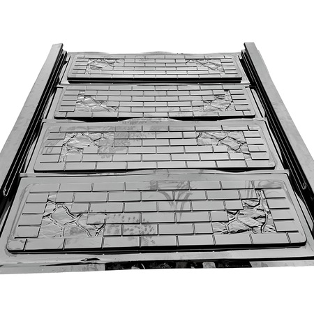 Set matrita gard, panou intreg, 3 matrite mijloc + 1 terminatie + 2 ...