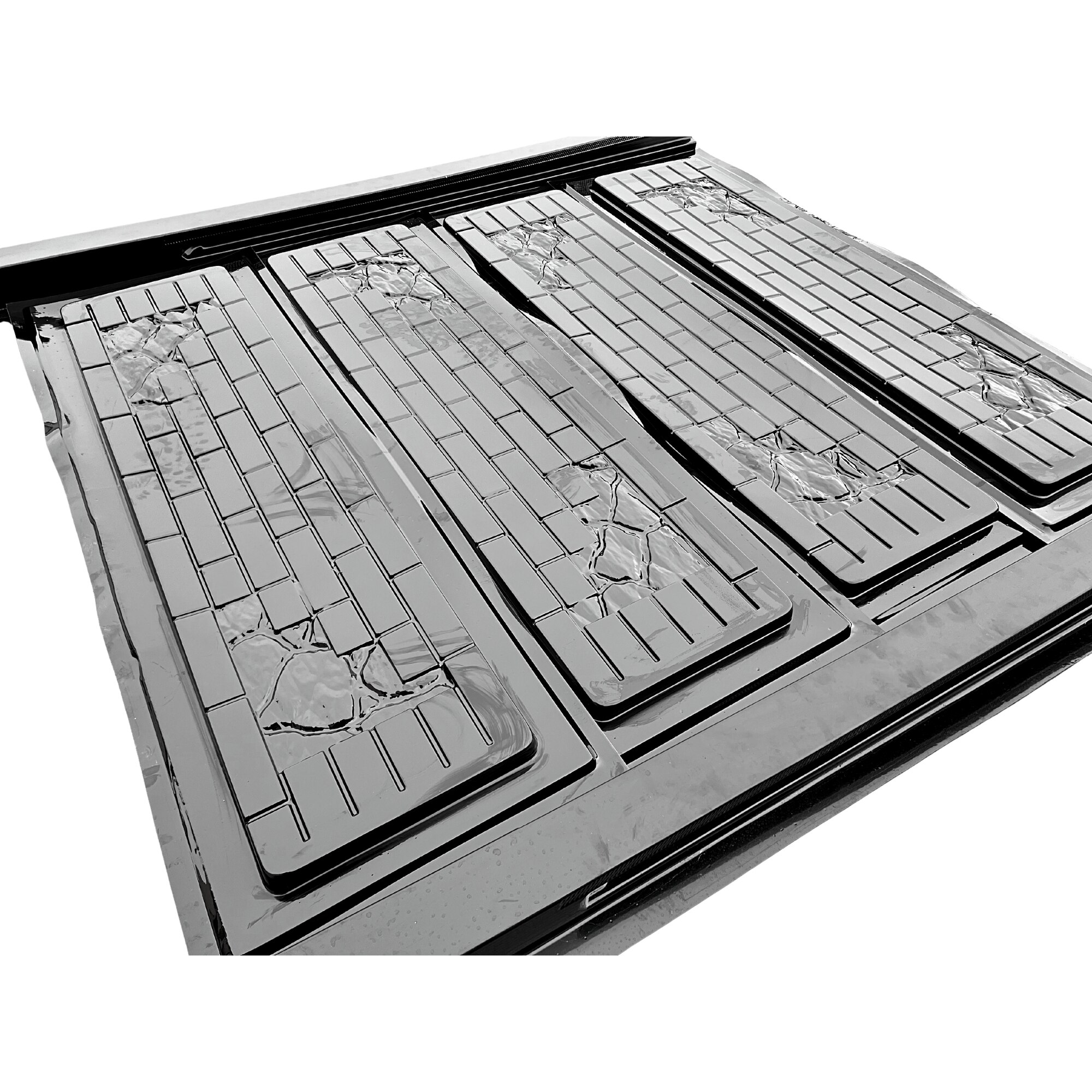 Set matrita gard, panou intreg, 3 matrite mijloc + 1 terminatie + 2 ...