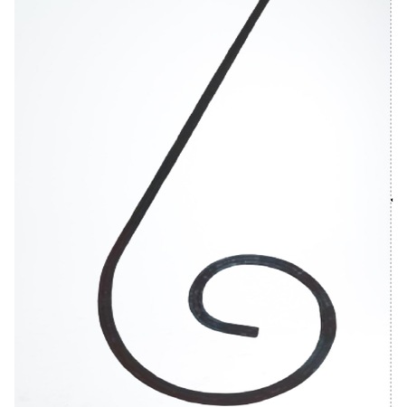 Acolada mare din lat 25x8 lis pe cant pentru confectii garduri - eMAG.ro