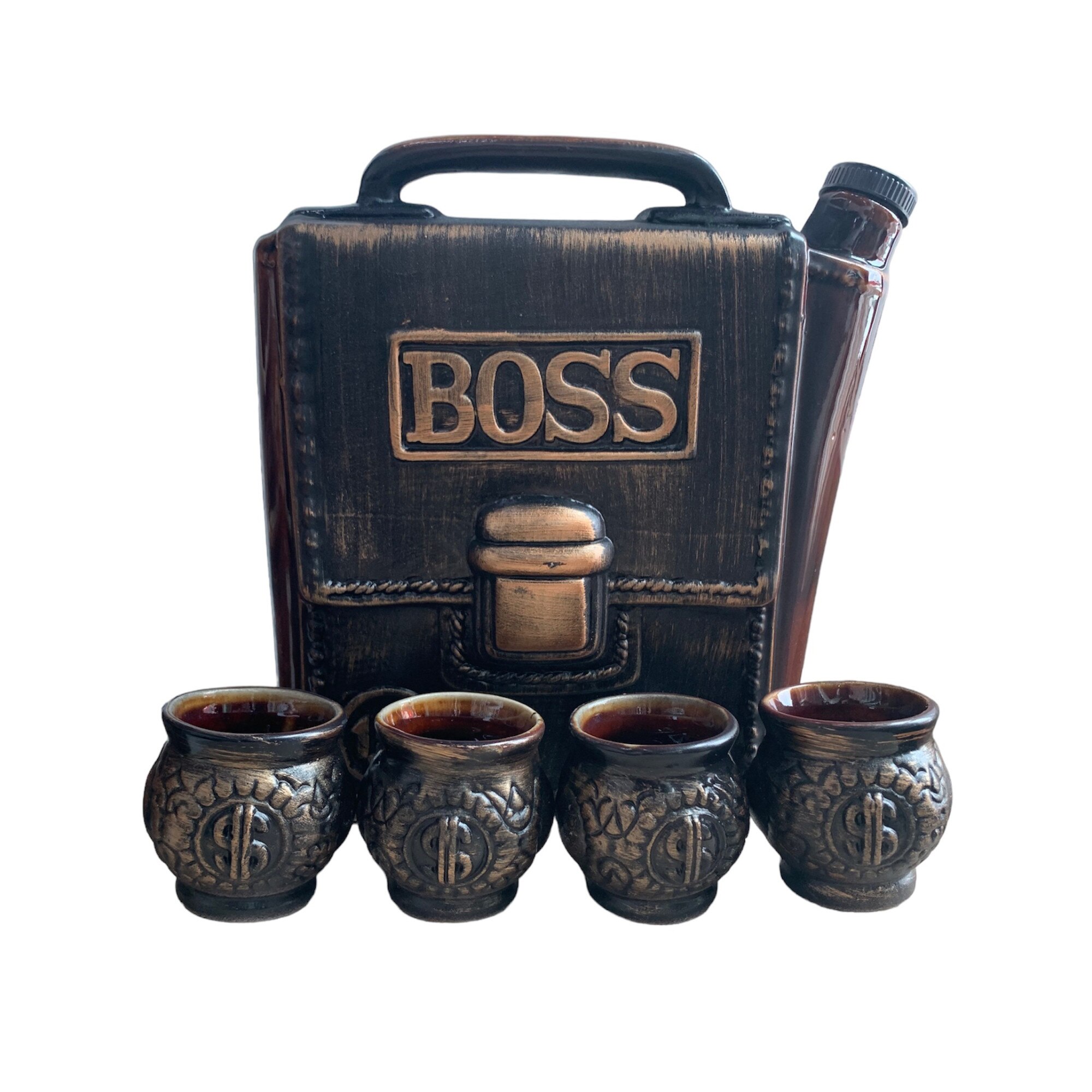 Set pentru tuica Boss, 6 pahare, 1.5L/80 mlx4 - eMAG.ro