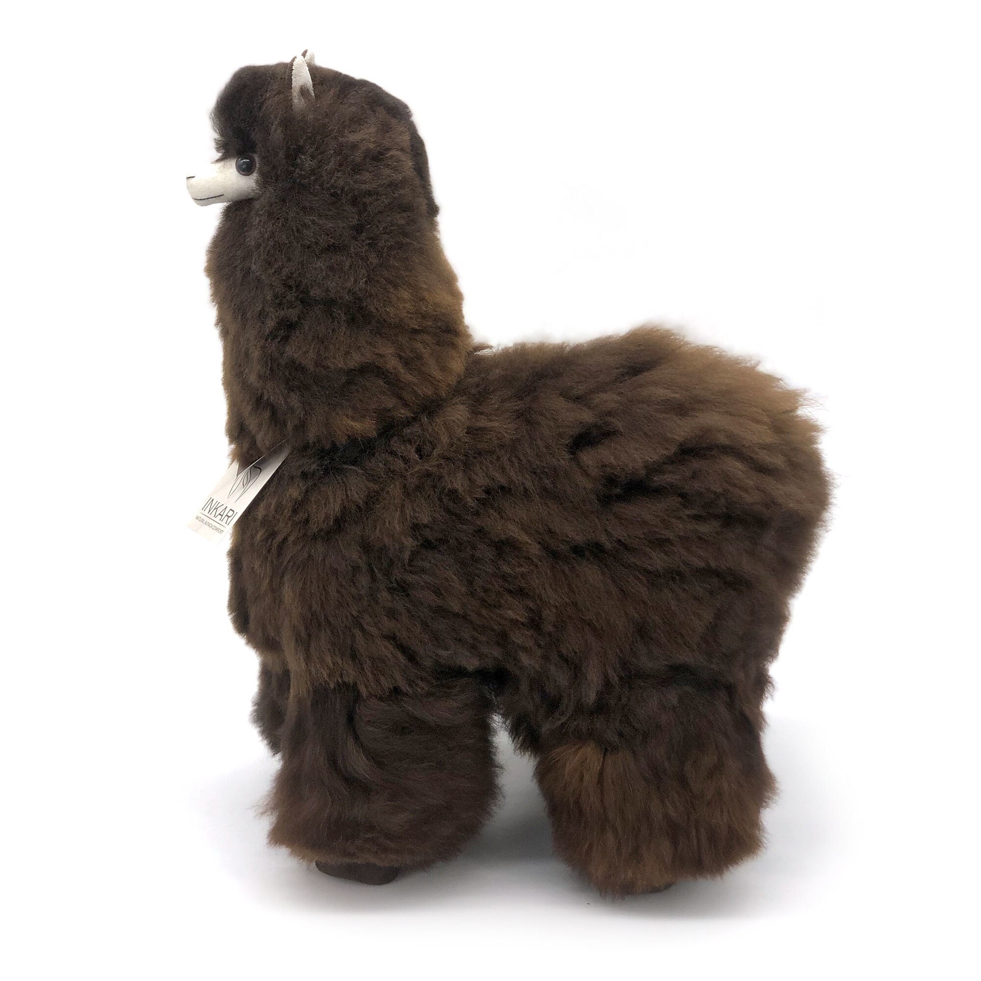 Jucarie de plus, Inkari Alpaca, Lana, Chocolate - eMAG.ro