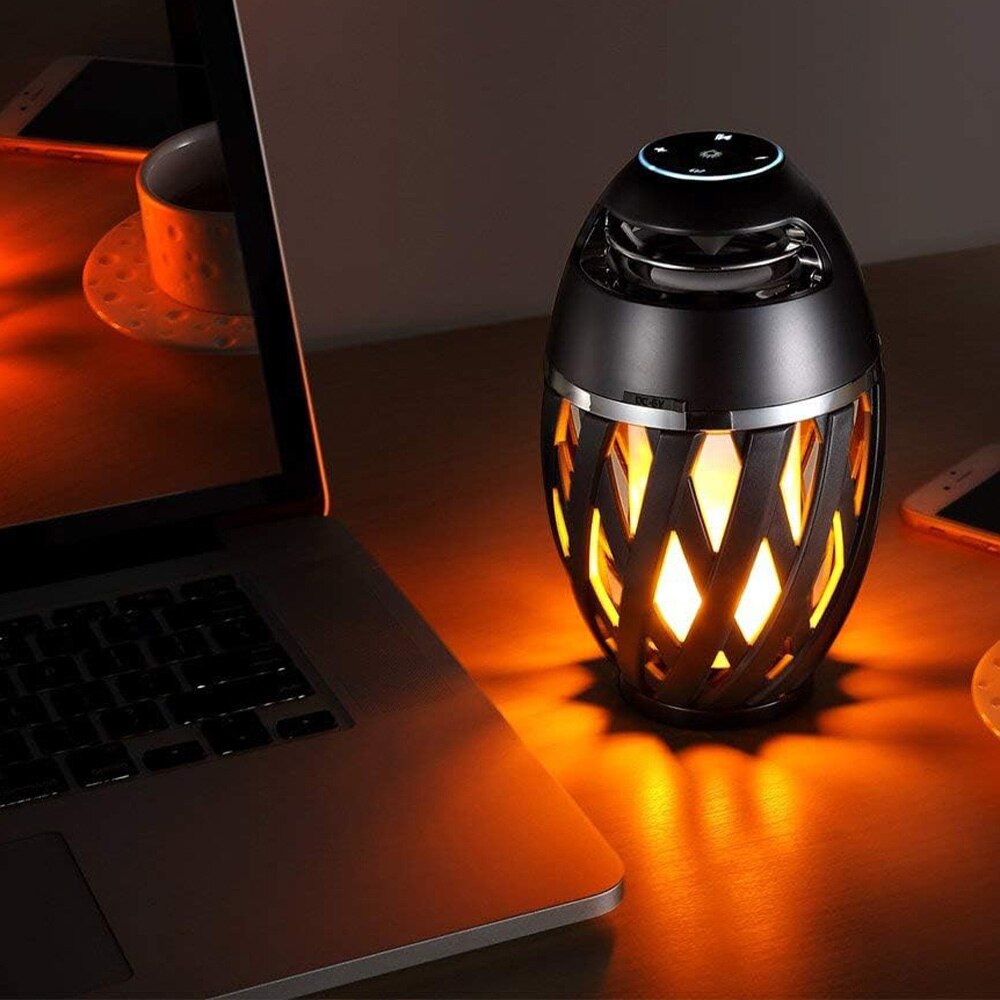 Boxa portabila, Sundiguer, Wireless, Bluetooth, USB, IP65, cu lumini ...