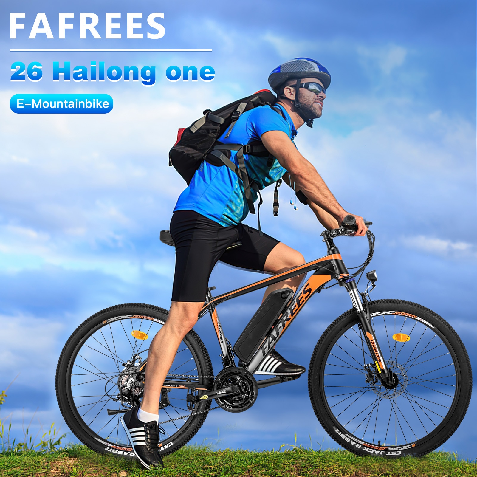 Bicicleta electrica, Fafrees 26 Hailong One, Motor 250W, 36V, Viteza ...