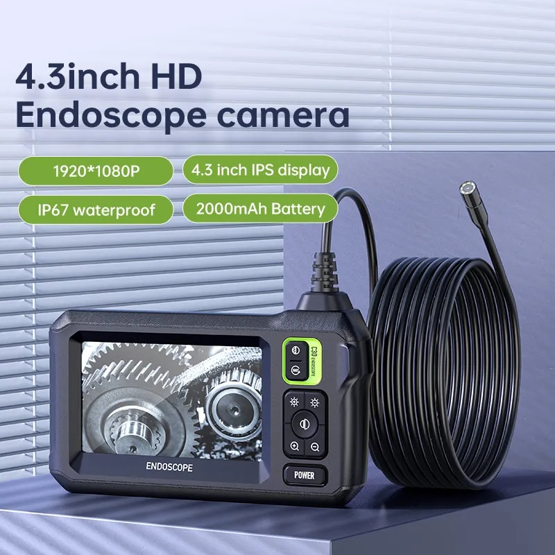 Camera Endoscop Profesionala TSS-C30-M1, 2MP, Ecran 4.3" IPS, Lentila ...