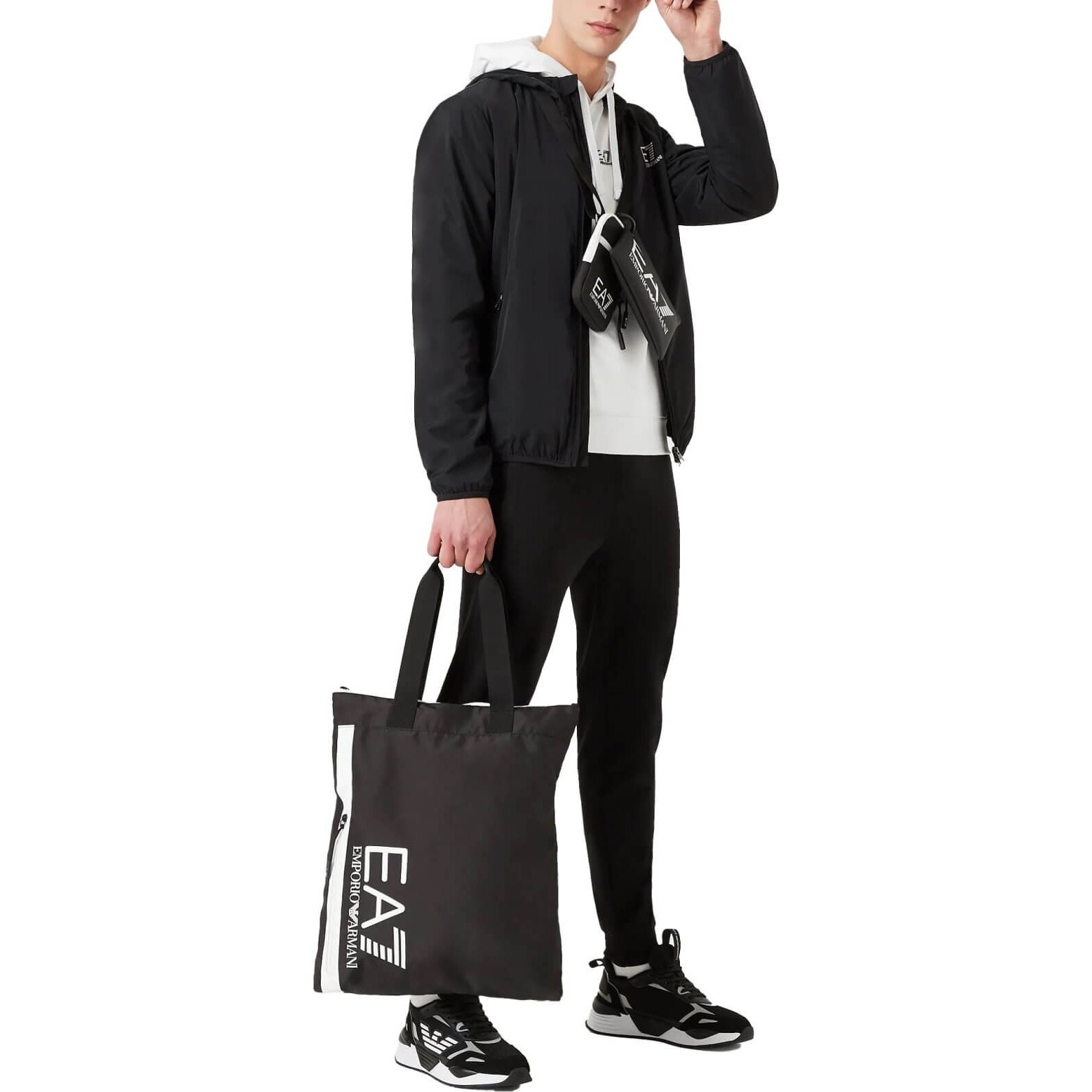 Trening Emporio Armani EA7 Core Identity - PJ05Z-8NPV81-21BA Alb L INTL ...