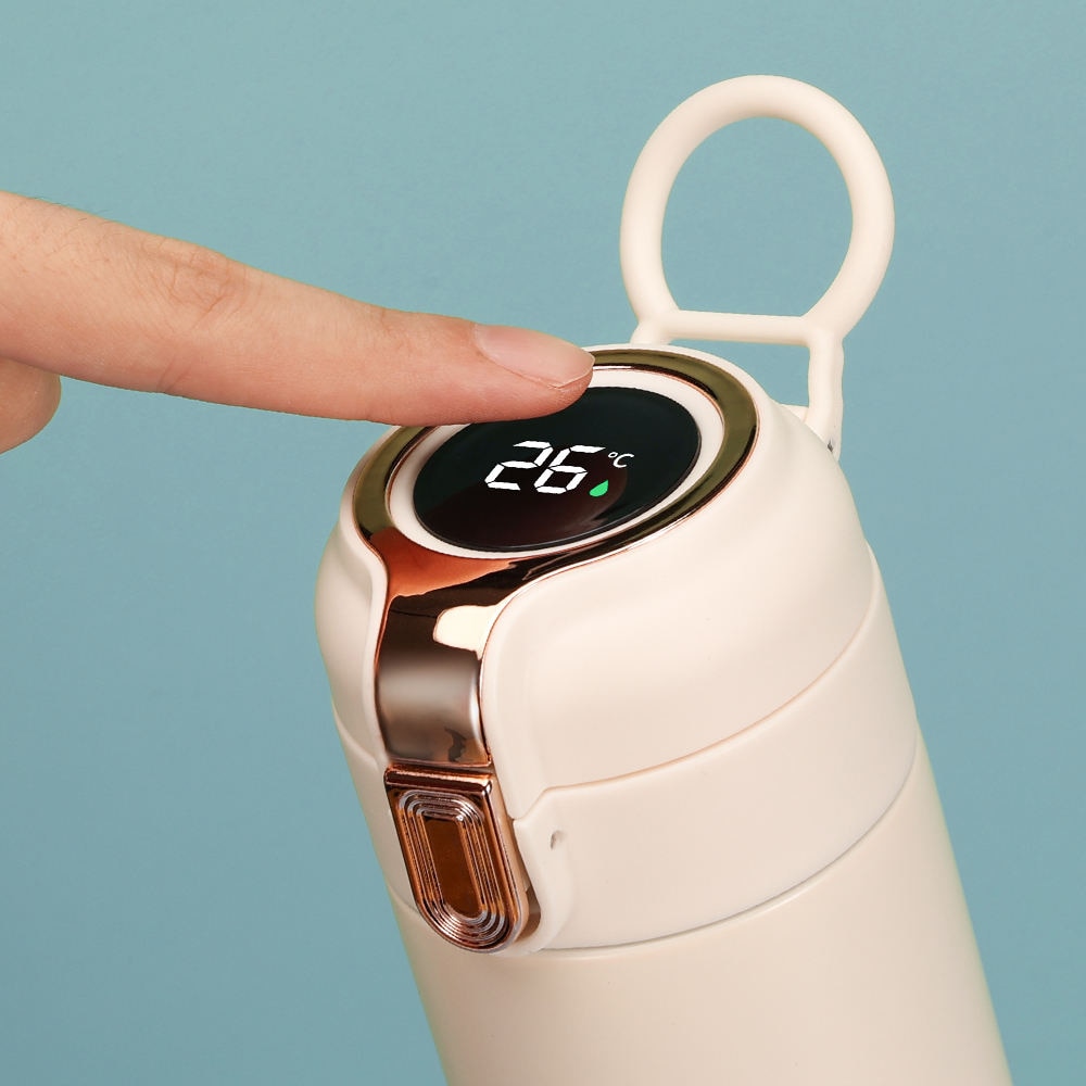Termos cu ecran digital pentru afisarea temperaturii, 400ml, inox ...
