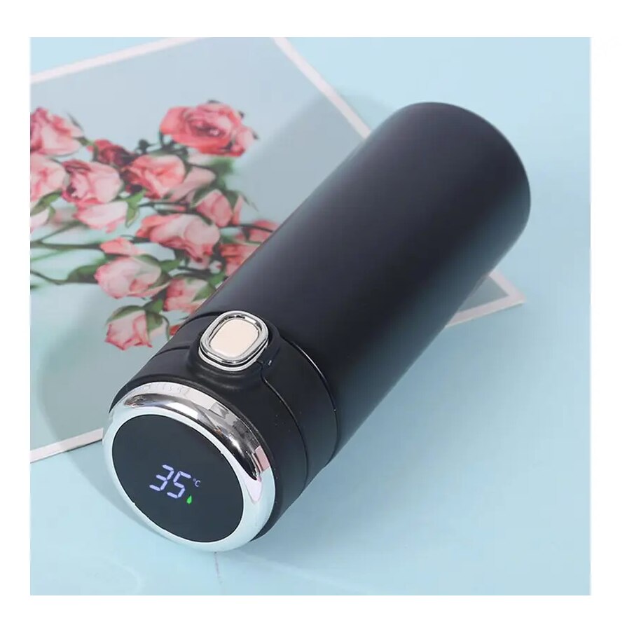 Termos cu ecran digital pentru afisarea temperaturii, 400ml, inox ...