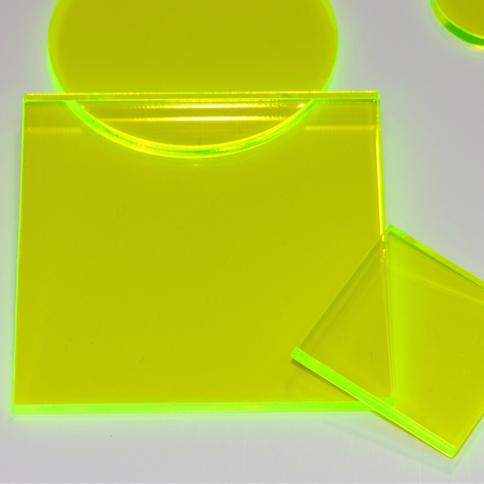 Placa acril PMMA, PERSPEX, 3mm, acid green, 210x297mm - eMAG.ro