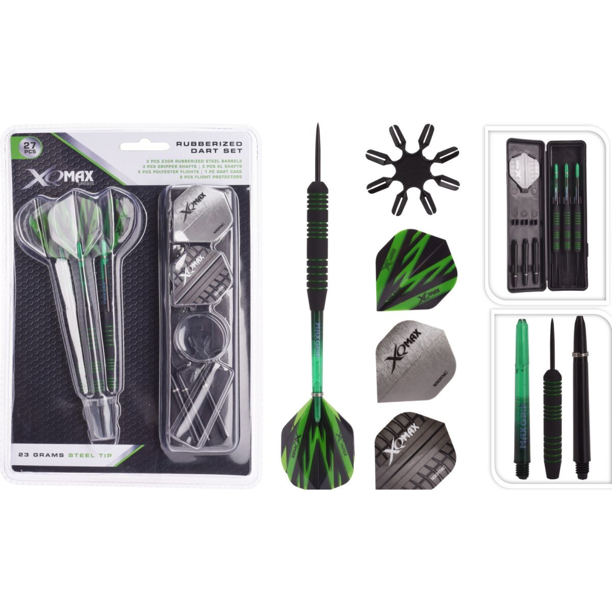 XQ Max acélvégű darts készlet, 3 db, 23 g - eMAG.hu
