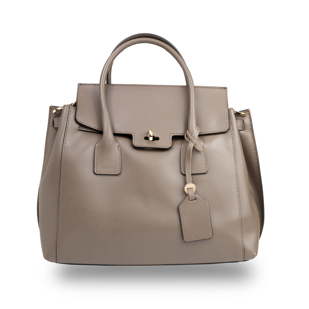 Poseta dama, piele, Toro Nero, Ioana, taupe - eMAG.ro